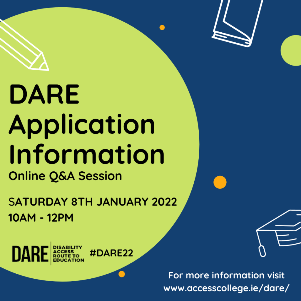 DARE Application Information Online Q&A Session - Education Events