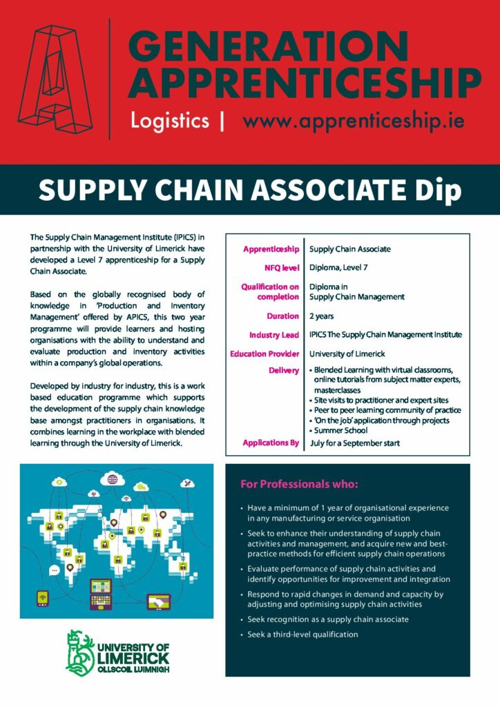 Supply Chain Associate Diploma - Apprenticeship - Find a Course