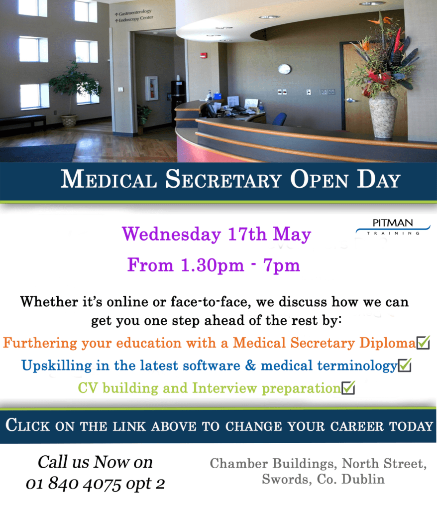 Medical Secretary Open Day - Education Events